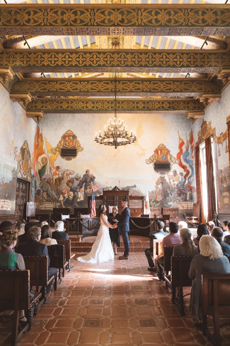 Mural Room wedding ceremony